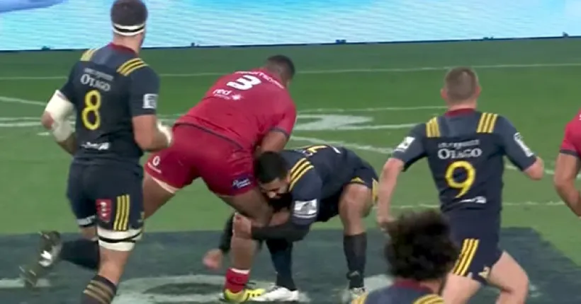 Steam train Tongan Thor runs straight through Lima Sopoaga | Rugbydump