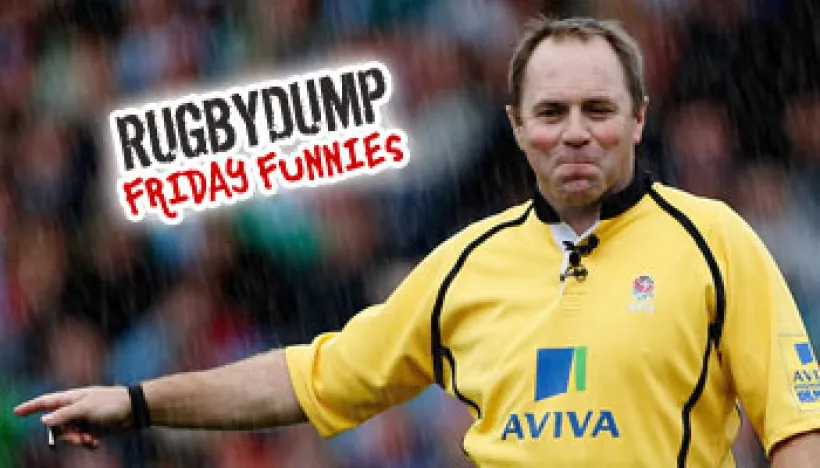 Friday Funnies - Charged down ball hits referee Andrew Small in the ...