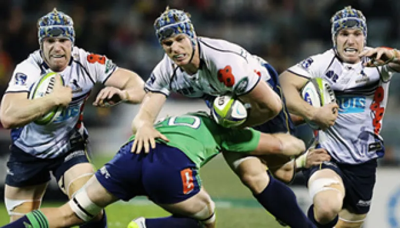 David Pocock scores first half hat-trick against the Highlanders ...