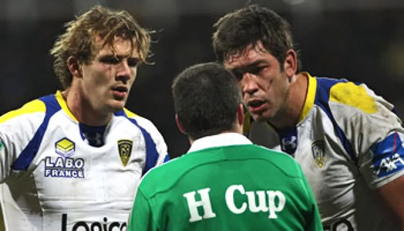 Nathan Hines hangs onto two Ulster players | Rugbydump