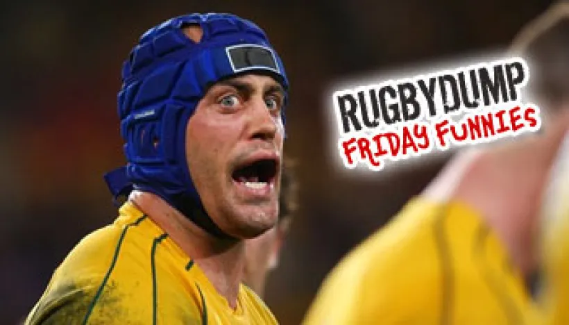 Friday Funnies - Nathan Sharpe loses a tooth | Rugbydump