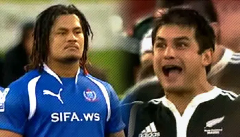 NZ Maori Haka vs Samoan Siva Tau - Pacific Nations Cup | Rugbydump