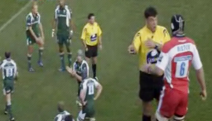 Classic Clip - the Ref makes his point | Rugbydump