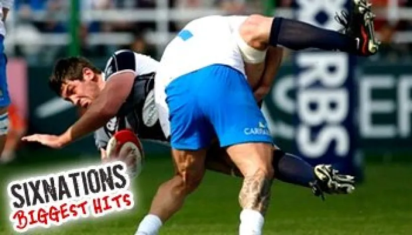 Biggest hits of the 2008 Six Nations | Rugbydump