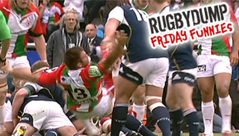 Friday Funnies - The Tony Buckley player toss | Rugbydump