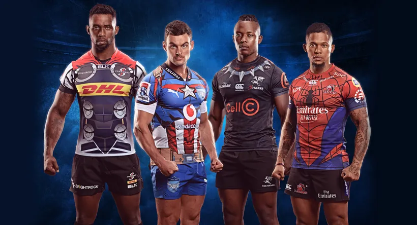South African teams reveal Marvel inspired jerseys for Super Rugby ...