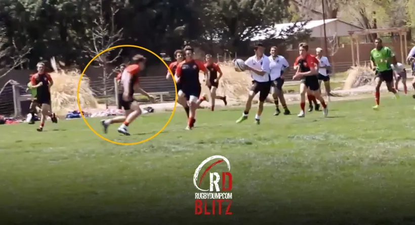 Flanker chops down rudderless runner with thumping legal tackle that is ...