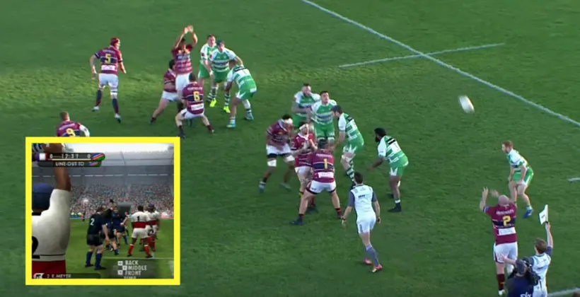 Perfect lineout move tees up try reminiscent of Rugby 08 | Rugbydump