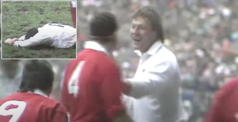 Old school highlights show just how brutal rugby really was in the 80s ...