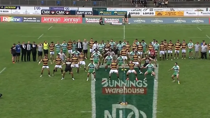 Teams join forces to pay emotional tribute to Sean Wainui prematch ...