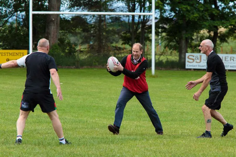 Prince Edward skins opposition with Royal Goose Step | Rugbydump