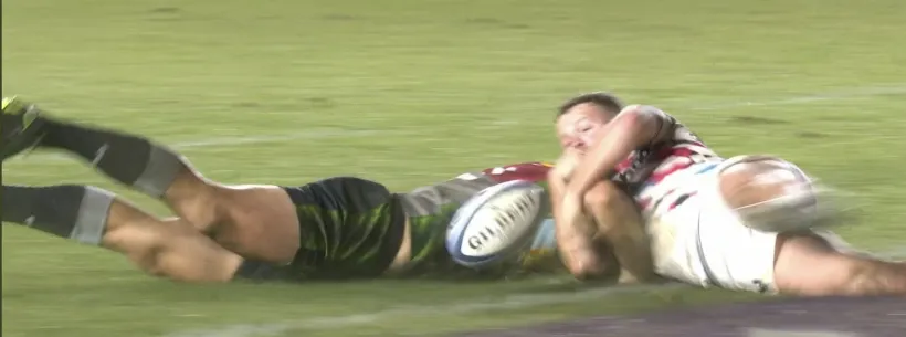 Insane tap tackle wins the game for Bristol | Rugbydump