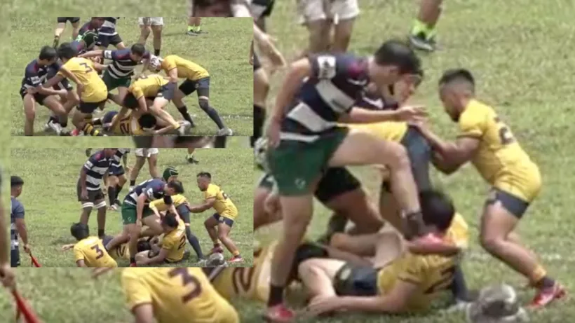 Ugly Club Rugby Incident Caught On Camera | Rugbydump