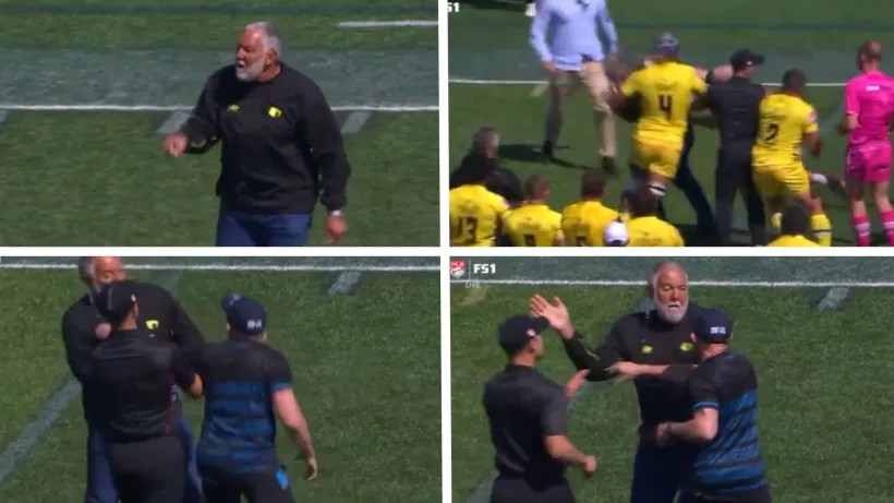 Coaches Get Into Fist Fight During MLR Clash | Rugbydump