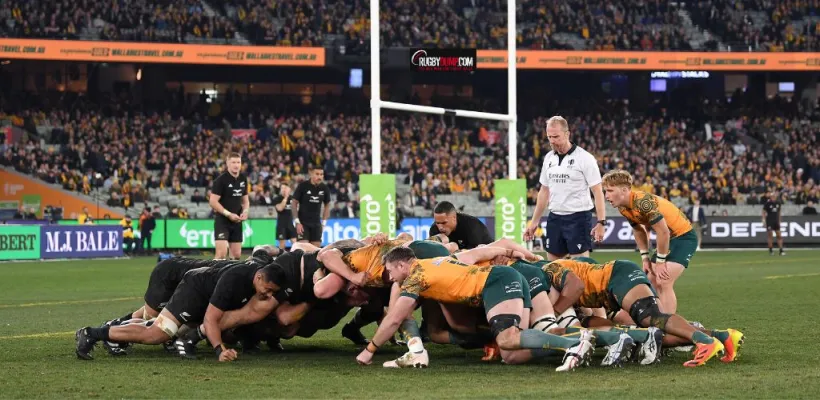 Match Report: Australia challenge the All Black HAKA in extraordinary ...