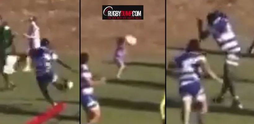 Little girl gets knocked out during try celebration | Rugbydump