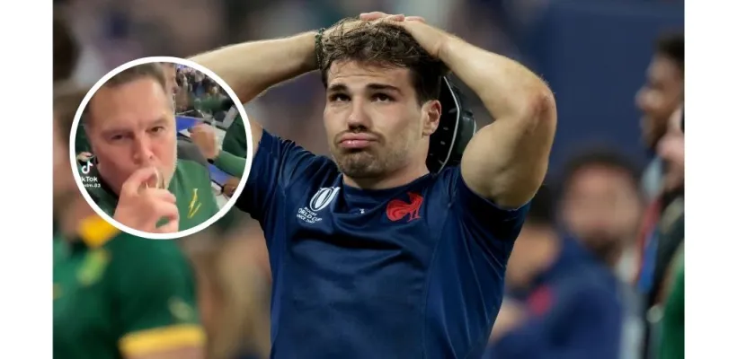 Wild scenes in Springboks coaching box as final whistle blows | Rugbydump