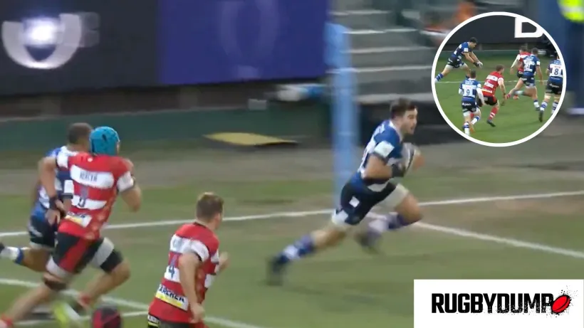 Bath winger Will Muir scores brilliant nutmeg try | Rugbydump
