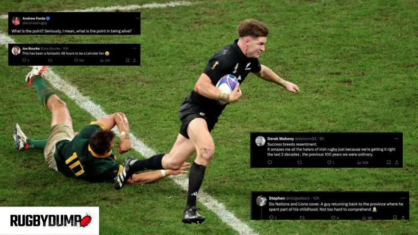 Fan reaction to Leinster's signing of Jordie Barrett | Rugbydump