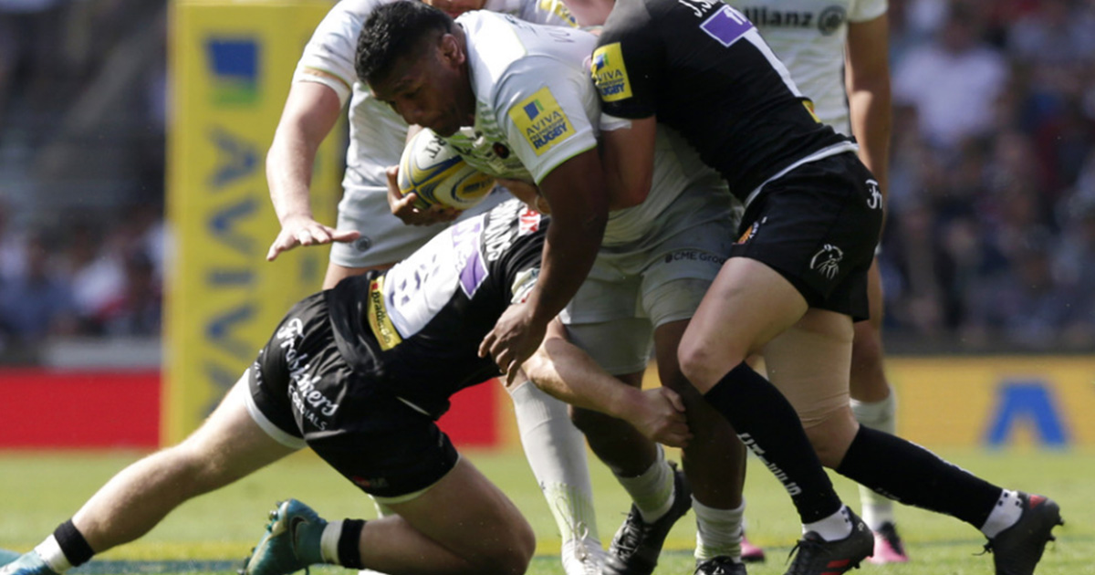 Mako Vunipola smashes Alec Hepburn as Saracens win Premiership final ...