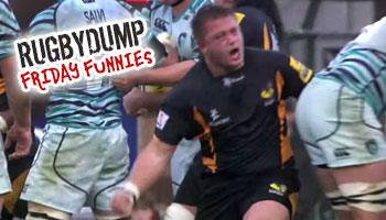 Friday Funnies - Possibly the best scrum celebration ever | Rugbydump
