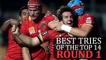 Best Tries in the Top 14 2013/2014 - Round 1 | Rugbydump