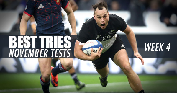 Best Tries from Week 4 of End of Year Tests | Rugbydump
