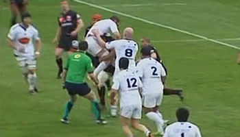 Sebastien Chabal's big driving tackle leads to sneaky Ricky Januarie ...