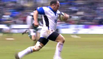 David Barnes nice prop try against London Irish | Rugbydump