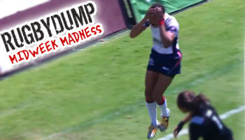 Midweek Madness - Kristen Thomas dropped ball blows great try | Rugbydump