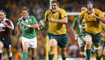 Greg Holmes Try vs Ireland 2006 | Rugbydump