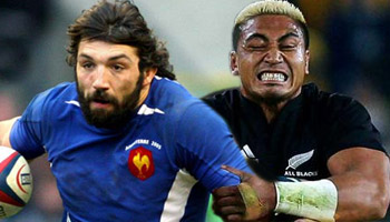 Jerry Collins nails Sebastien Chabal with hard tackle | Rugbydump