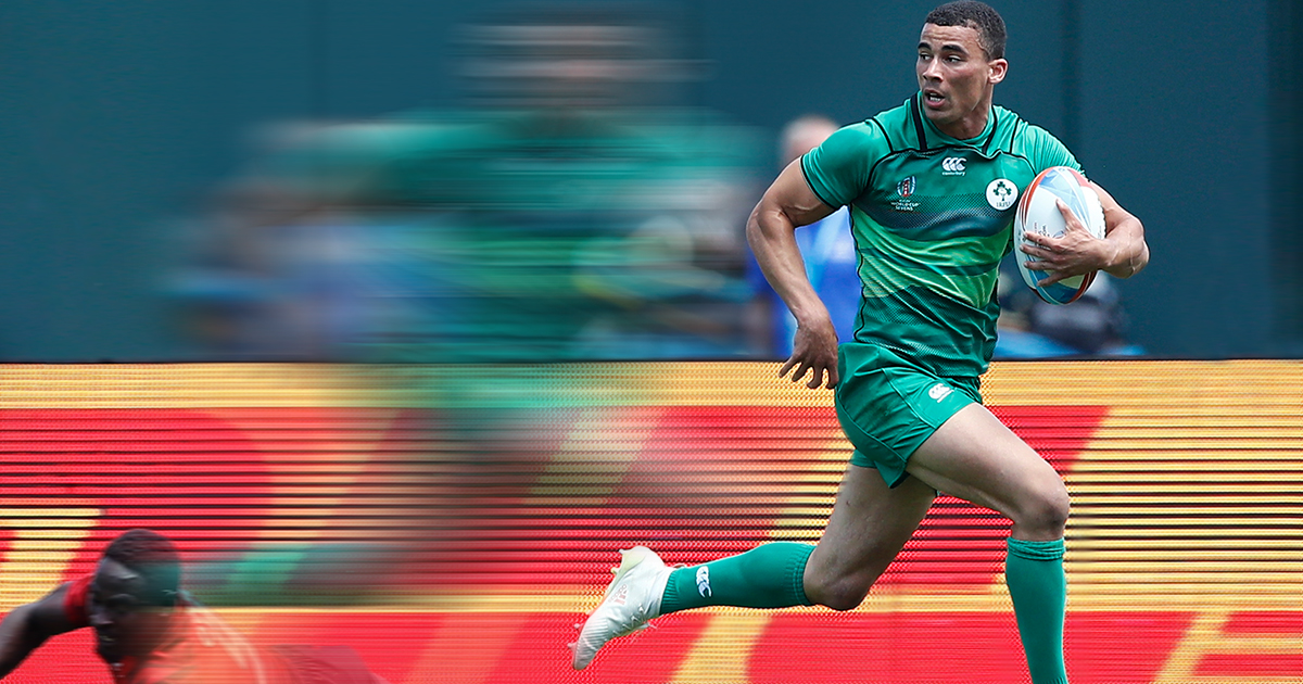 Ireland speed merchant Jordan Conroy has burned even more defenders ...