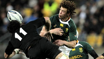 Rene Ranger big hit on Zane Kirchner, and Kirchner hit on Cory Jane ...