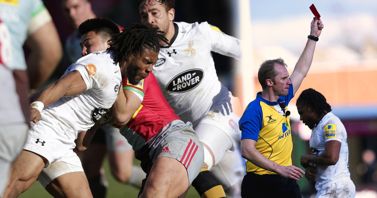 Kyle Eastmond's shocking two red card attempts in as many minutes ...