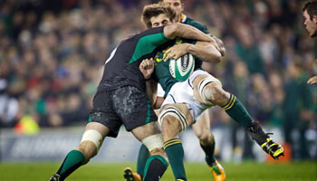 Two big hits from Ireland vs Springboks - Mike McCarthy and Marcel ...