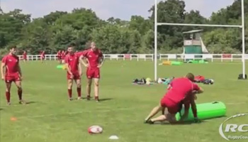 Ruck Clean Out Drill trains players how to dominate the breakdown ...