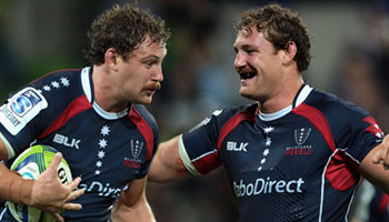 Scott Higginbotham sets up try with crosskick then scores with goose ...