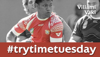 Tonga's sensational full field try against South Africa at Rugby World ...