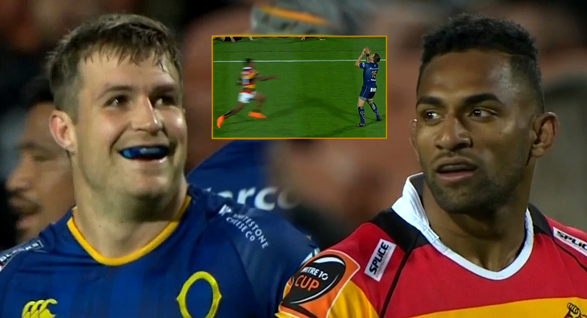 This Sevu Reece tackle was so good that even the guy he smashed laughed ...