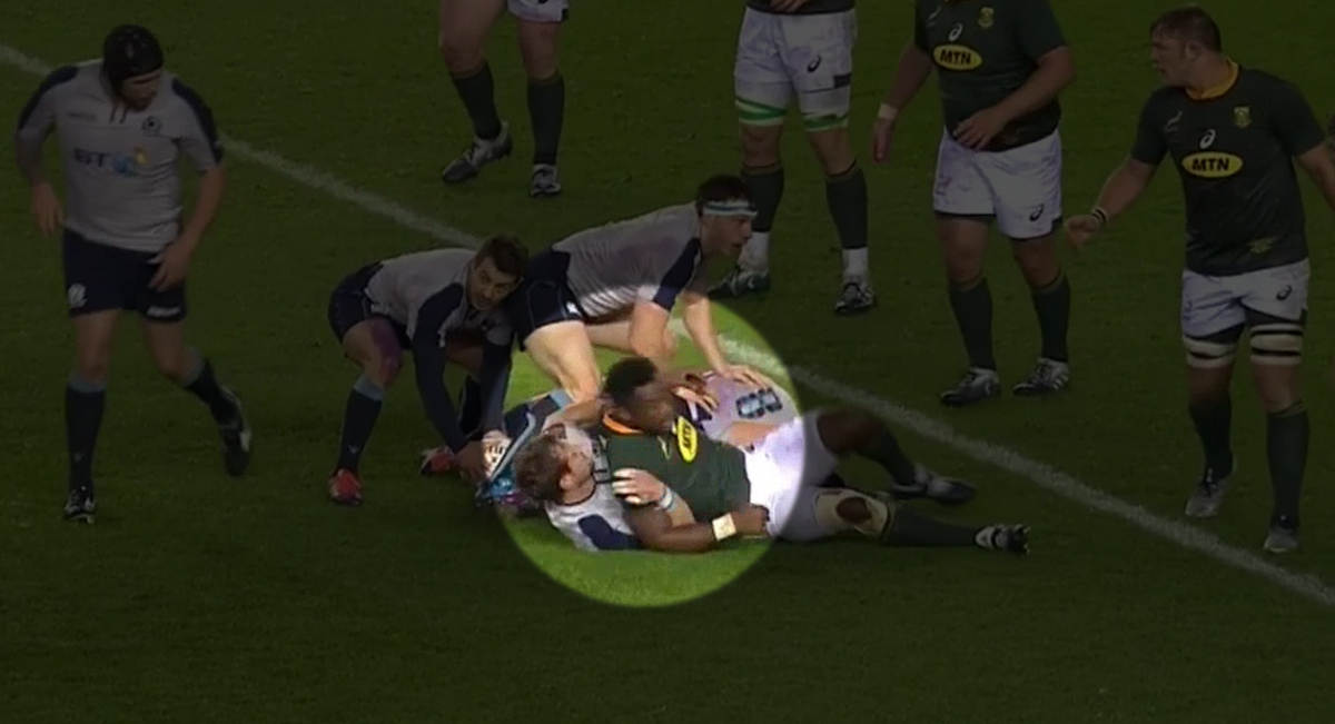 Springbok captain gets away with out of character reverse 'headbutt ...