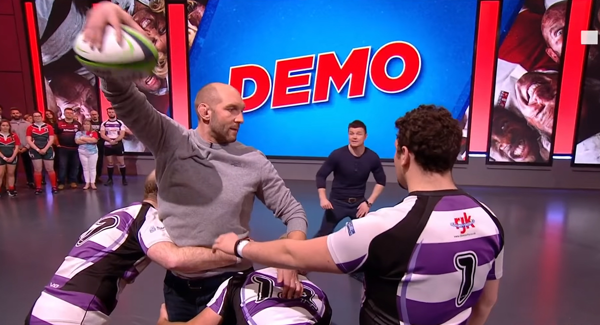 The Art of the Offload: Brian O'Driscoll and Ben Kay show you how it's ...