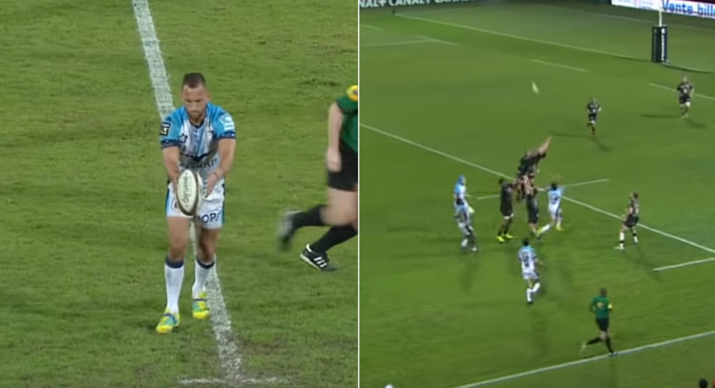 Aaron Cruden restart kick goes horribly wrong as Toulouse skill makes ...
