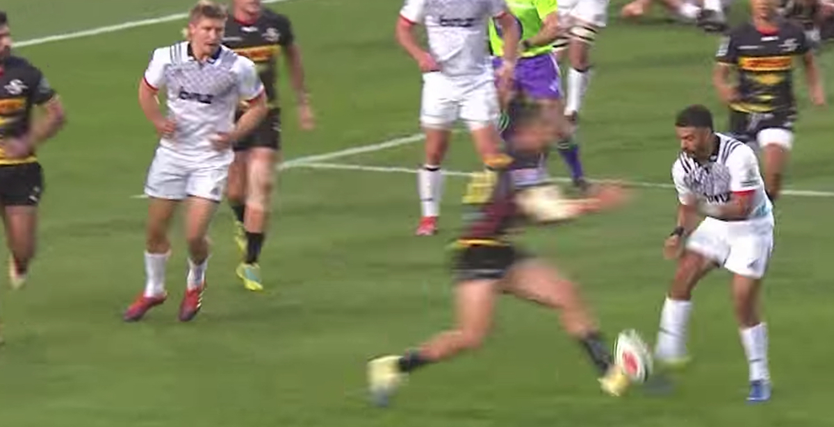 All Blacks star assists try with luckiest kick of the year | Rugbydump
