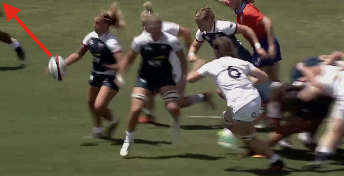 Bizarre backwards kick sets up opposition for try | Rugbydump