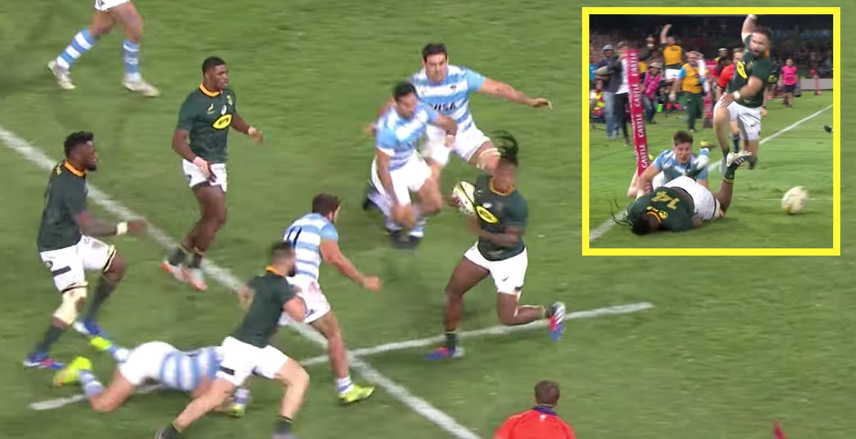 WATCH: Springbok uses unreal footwork to score fabulous solo try ...