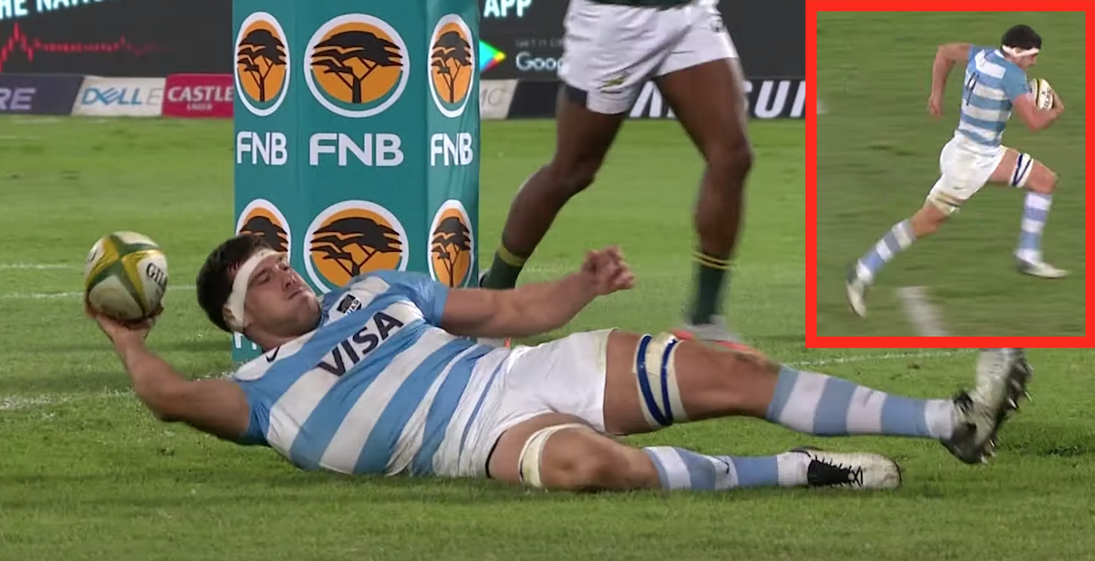 WATCH: Second row makes amazing 50-metre interception try | Rugbydump