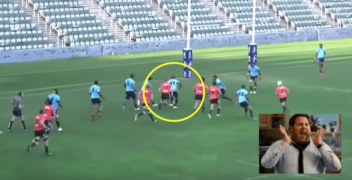 WATCH: Fijian wingers combine football and rugby in EPIC 90-metre score ...