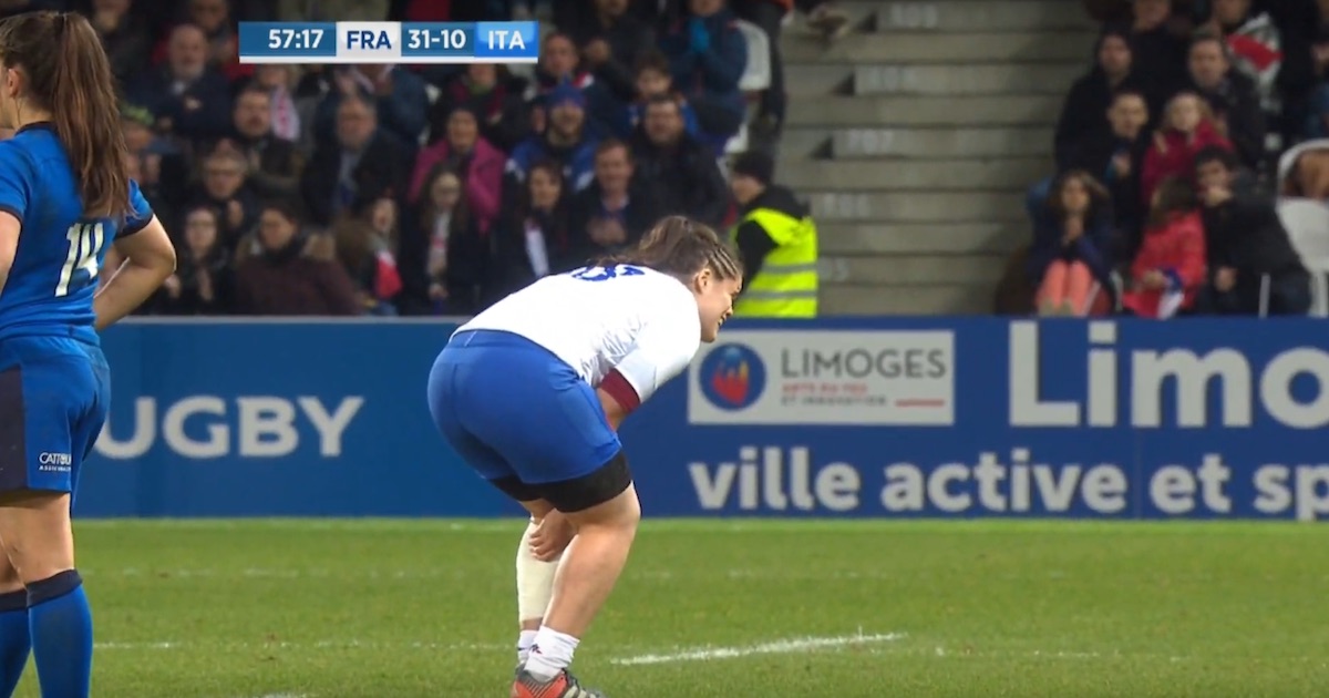 French prop suffers bizarre injury before even making it onto the pitch ...