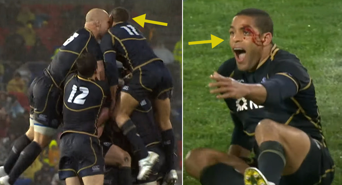 Rugby is represented by THAT infamous celebration blooper in an amusing ...